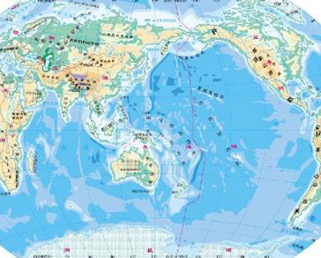 世界政区图和世界地形图的概念以及他们的区别-世界地图与世界地形图的区别